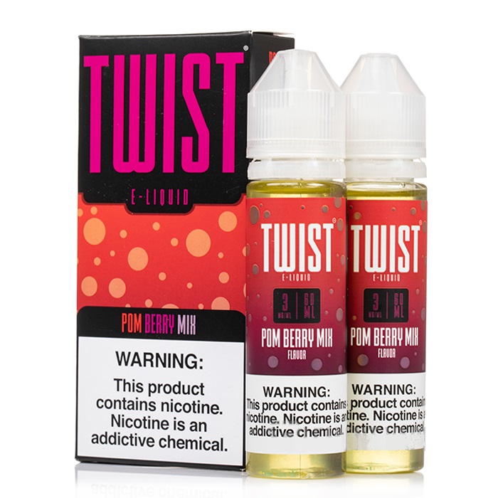 Twist E-liquids - Pom Berry Mix 2x60mL, lemon twist